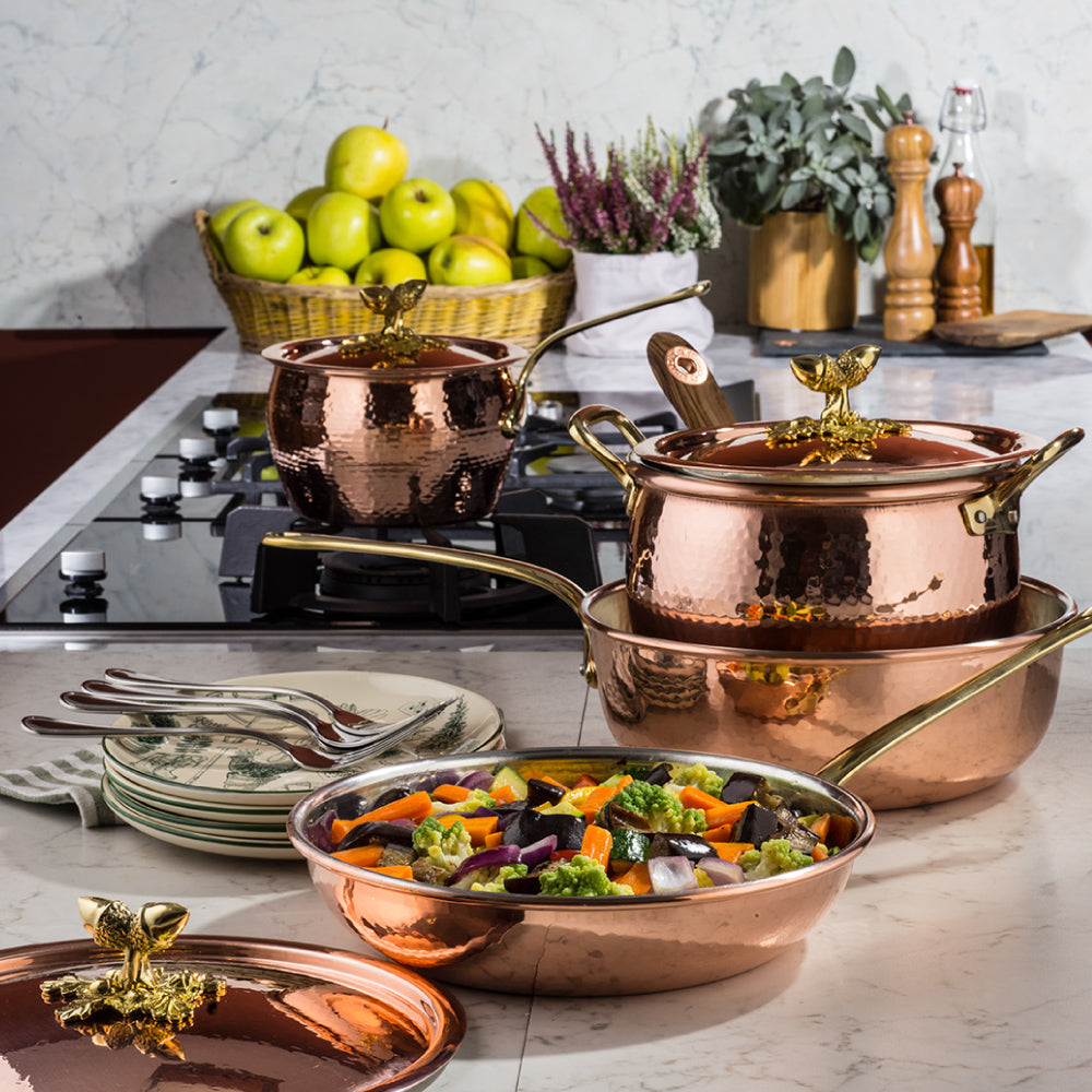 Ruffoni 7 Piece Stainless-Steel Cookware Set in Wooden Box - Opus Prima
